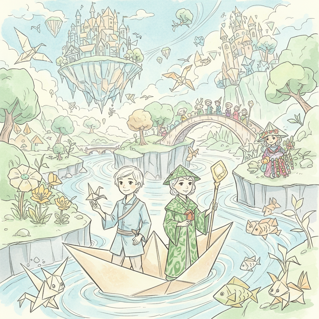 Origami Voyage: Charity Unfolds - Adventure RPG by Jabali AI