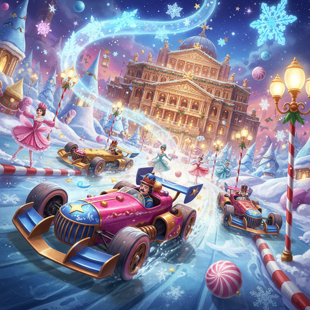 Nutcracker Velocity Ballet - 3D Racing by Jabali AI
