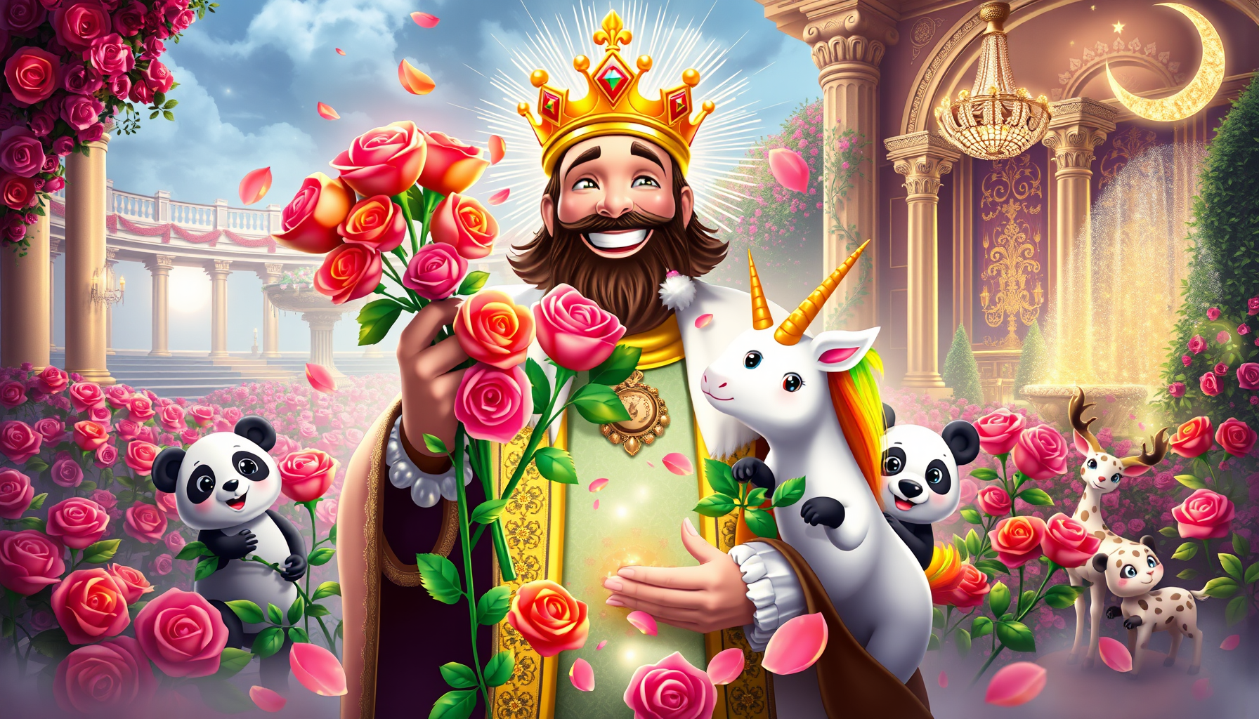 Royal Roses Delight - Match 3 Puzzle by Jabali AI