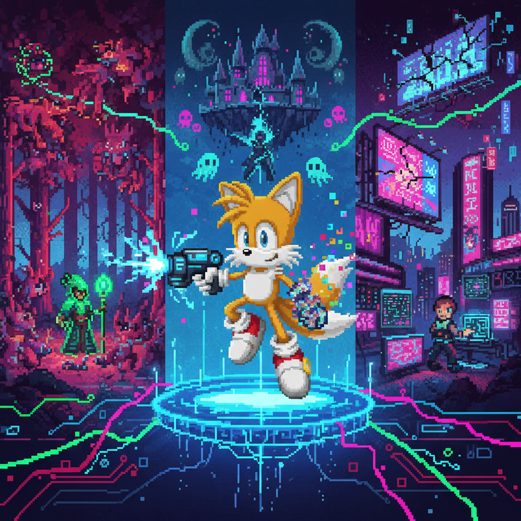 Glitch Multiverse: Tails Unbound - Adventure RPG by Jabali AI
