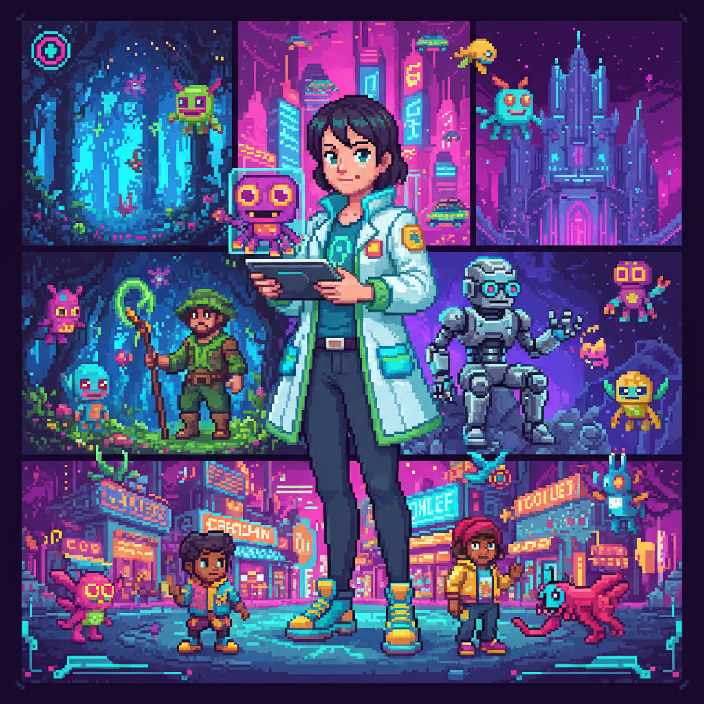 Specimon: Neon Frontier - Adventure RPG by Jabali AI