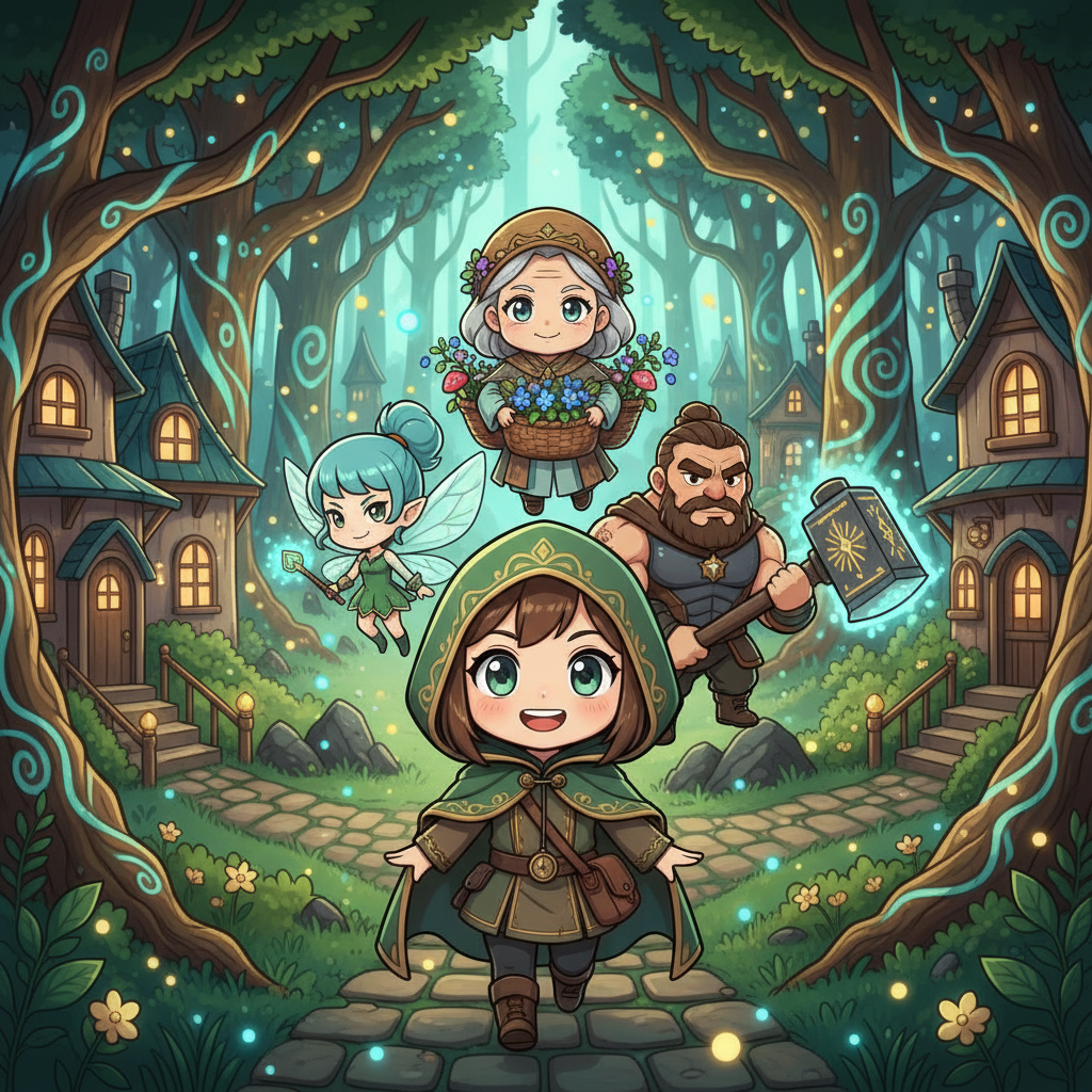 Enchanted Village Bonds - Adventure RPG by Jabali AI