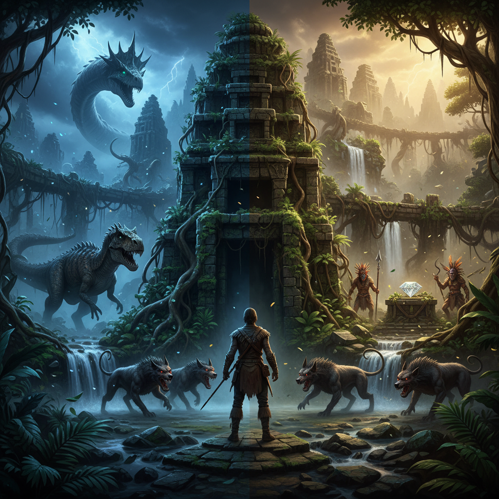 Maze of the Jungle King - 3D Open World by Jabali AI