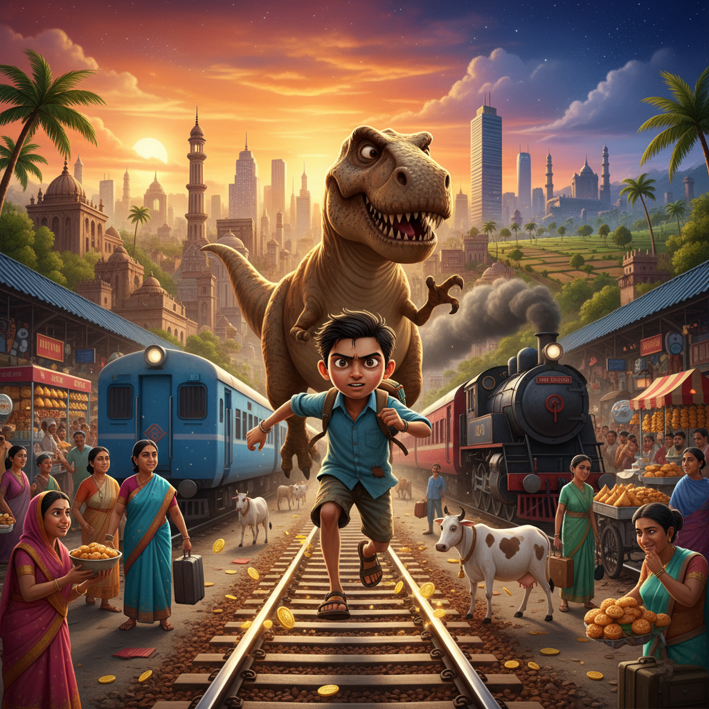 Rail Runner India - Crossing Arcade by Jabali AI