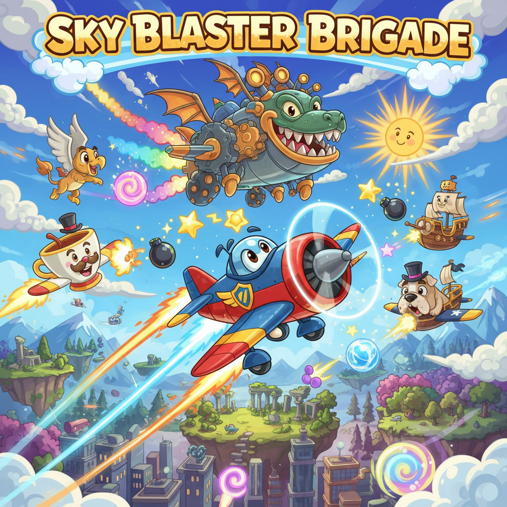 Sky Blaster Brigade - Fixed Shooter Arcade by Jabali AI