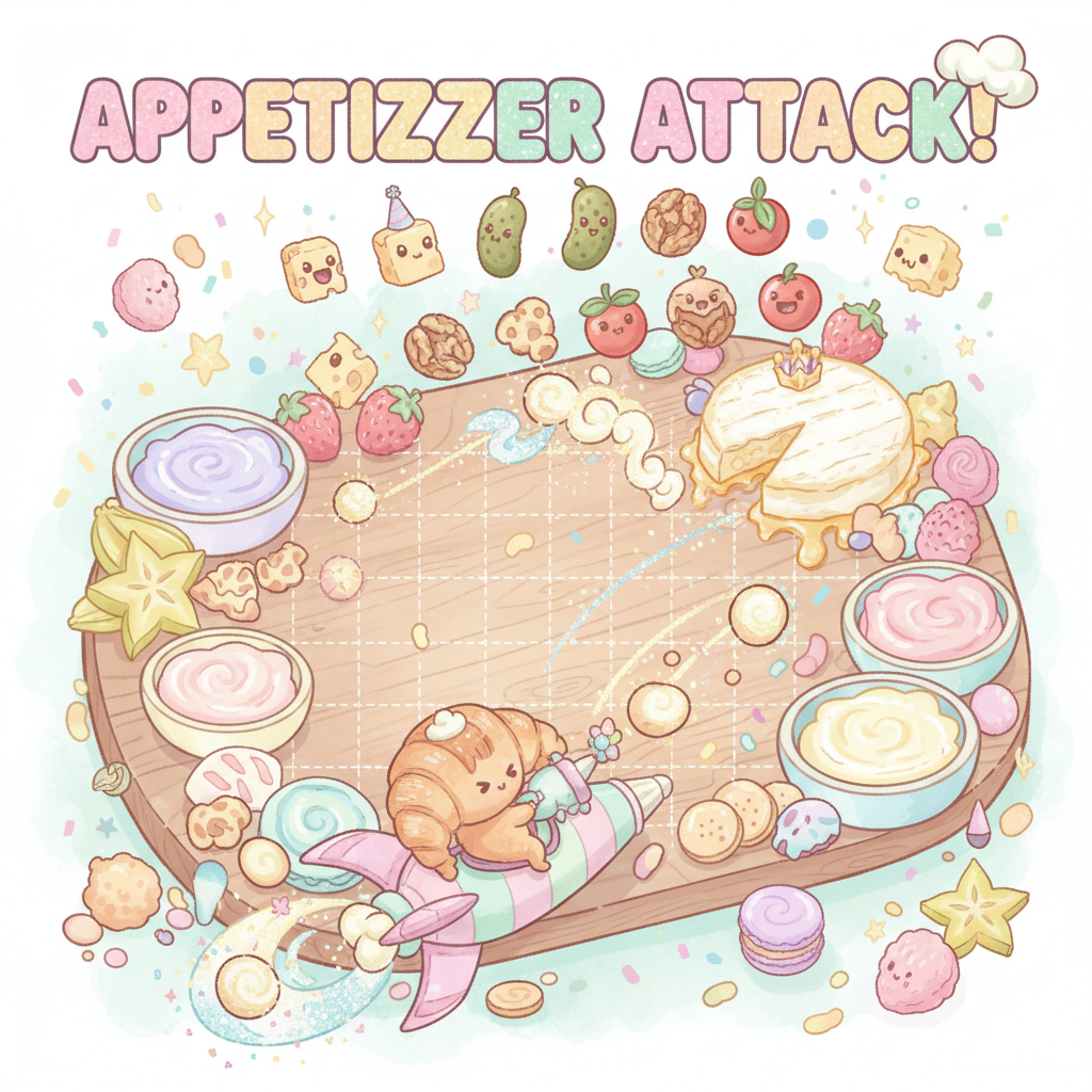 Appetizer Attack! - Fixed Shooter Arcade by Jabali AI