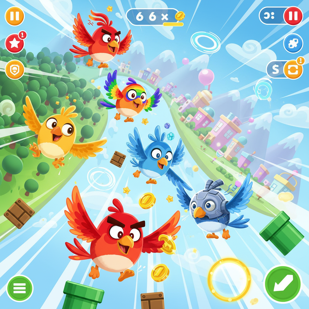 Bird Brawl Racers - 3D Racing by Jabali AI