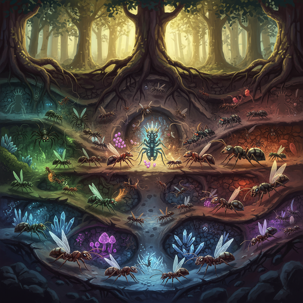 Burrowed Empires - Dungeon Crawler RPG by Jabali AI