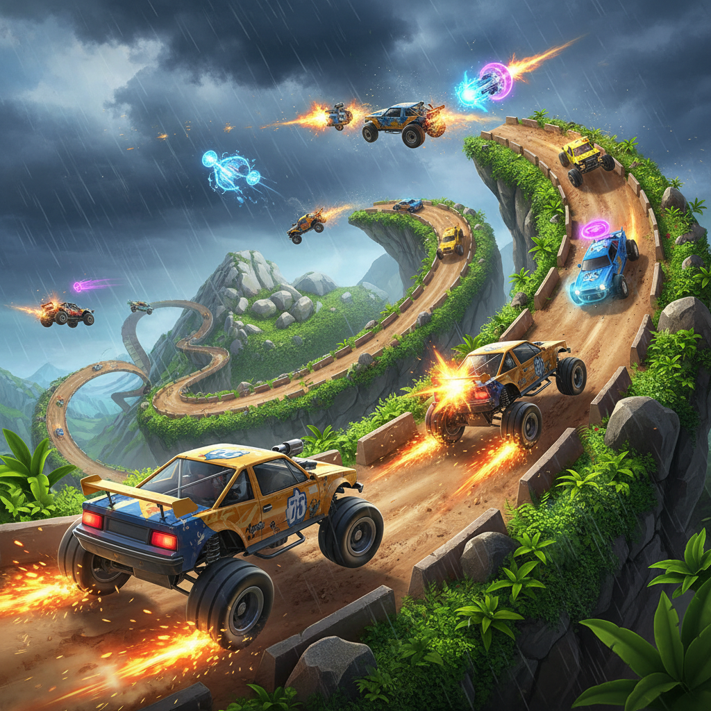 Peak Velocity: Turbo Combat - 3D Racing by Jabali AI