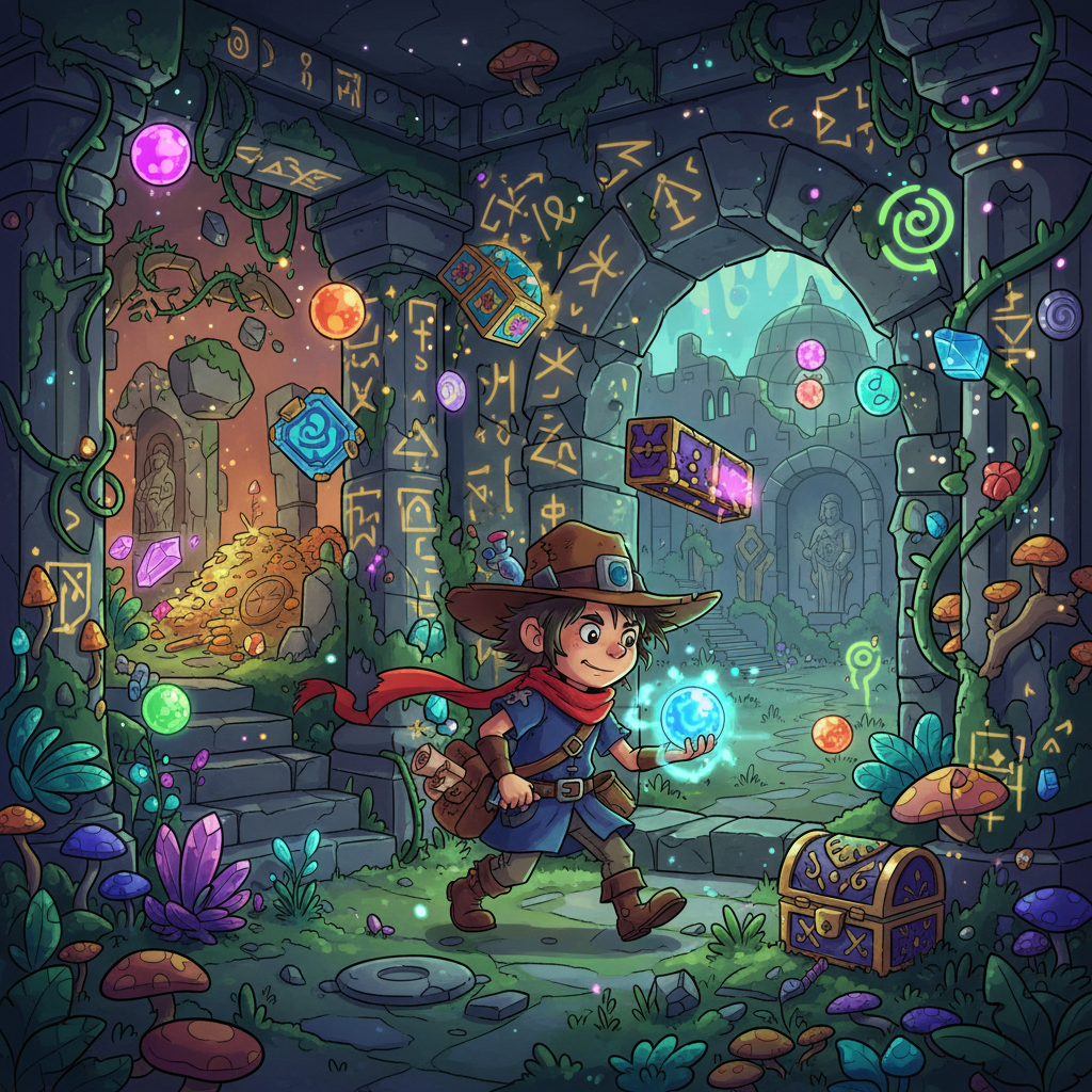 Temple Tangle Magic - Match 3 Puzzle by Jabali AI