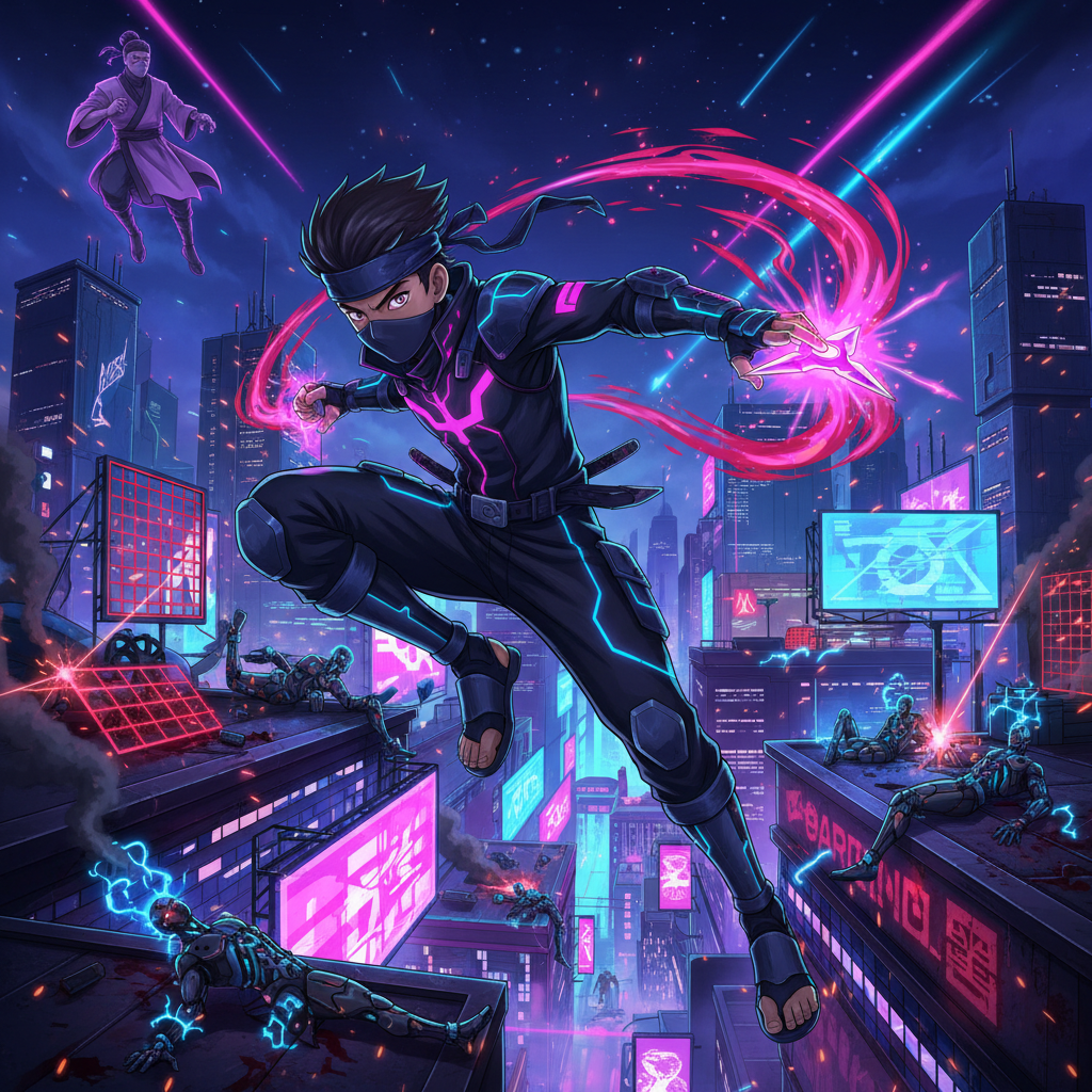 Neo Ninja Blitz - Dungeon Crawler RPG by Jabali AI