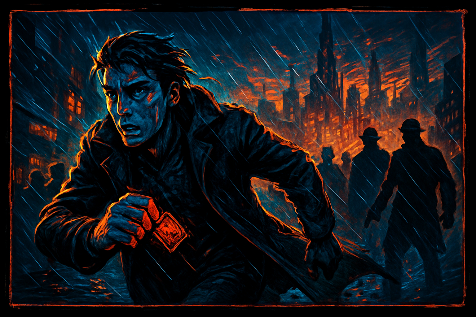 Neon Fugitive - Branching Interactive Story by Jabali AI