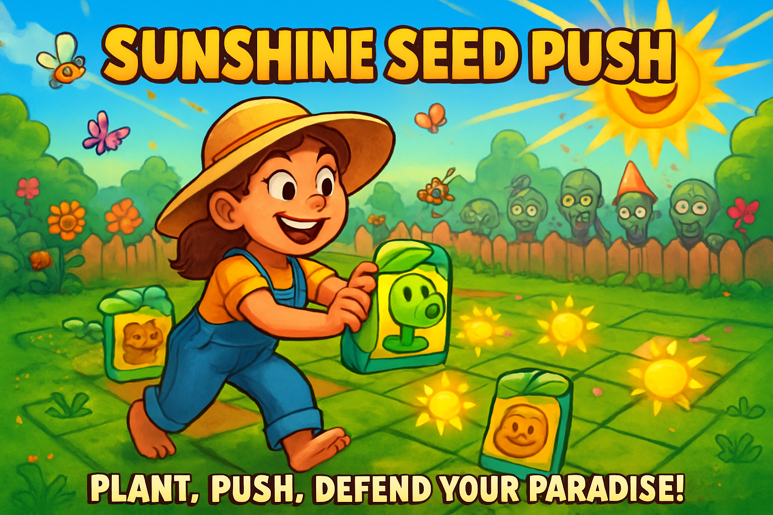 Plants vs. Zombies 3 - Grid-Based Puzzle by Jabali AI