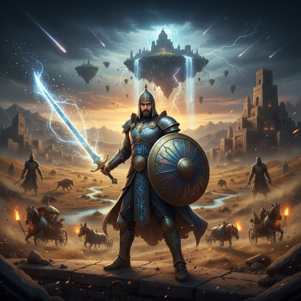 Celestial Warrior: Arash Ascends - 3D Open World by Jabali AI