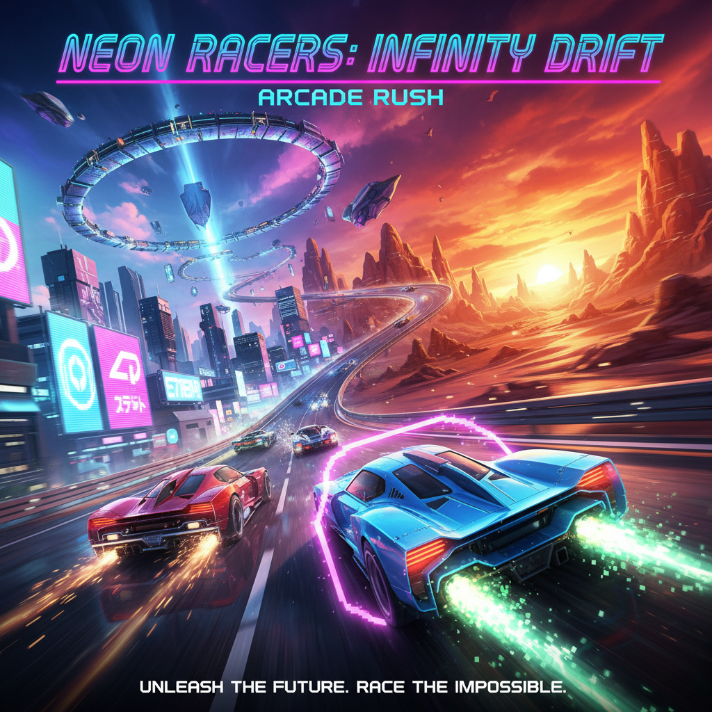 Neon Velocity Clash - 3D Racing by Jabali AI