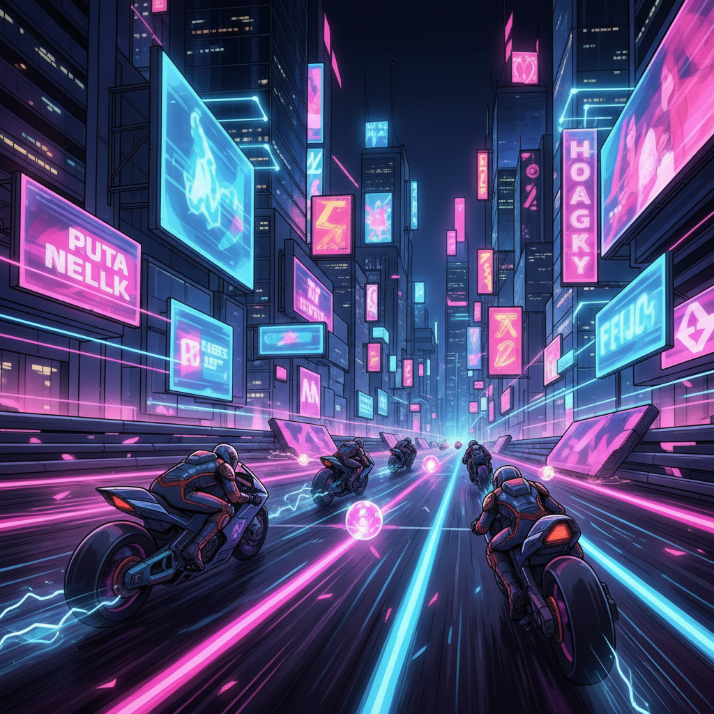 Neon Circuit Rivals - 3D Racing by Jabali AI