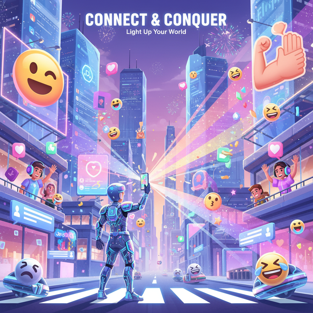 Emoji Vibe Uplift - 3D Open World by Jabali AI