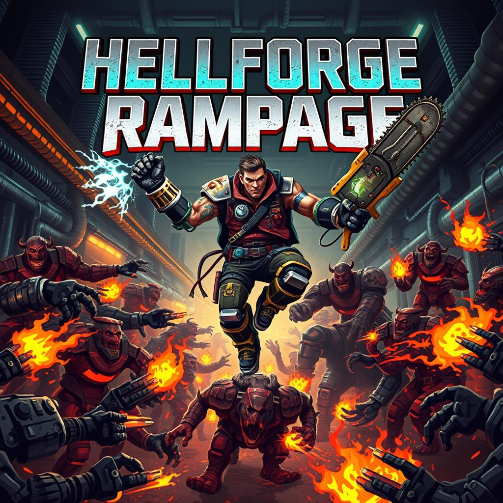 Hellforge Rampage - Maze Shooter Arcade by Jabali AI