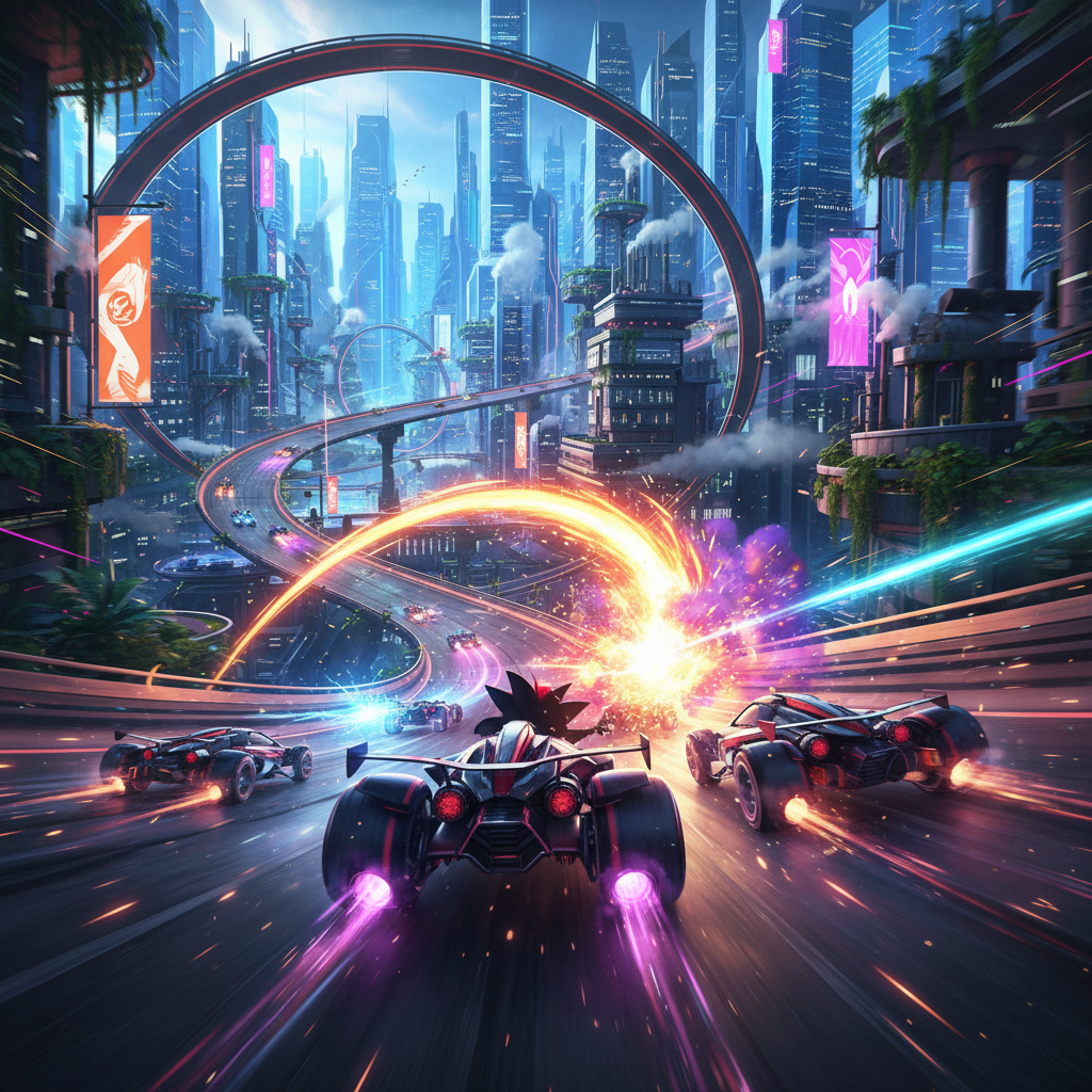 Shadow Velocity Arena - 3D Racing by Jabali AI