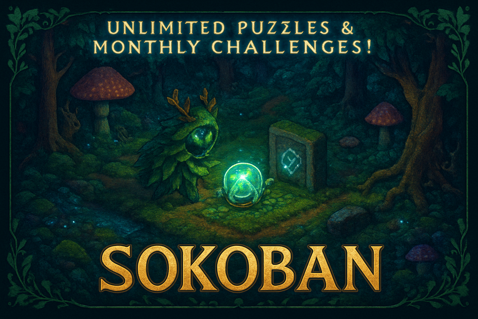 Forest Rune Puzzles - Grid-Based Puzzle by Jabali AI