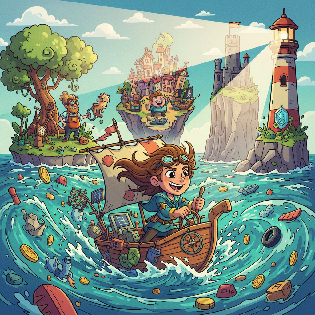 Lighthouse Clean-Up Quest - Adventure RPG by Jabali AI