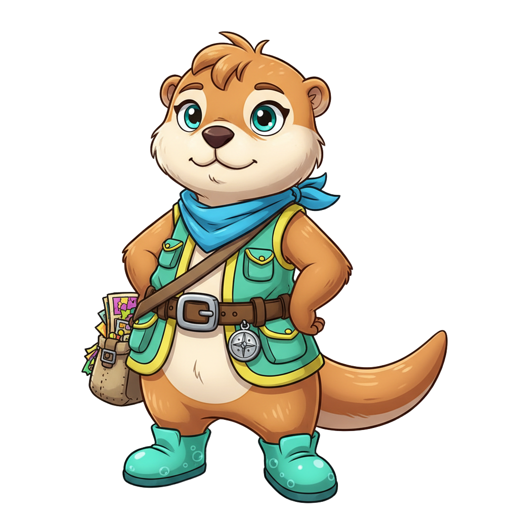 Bubbles the Otter - Character Life Simulation by Jabali AI