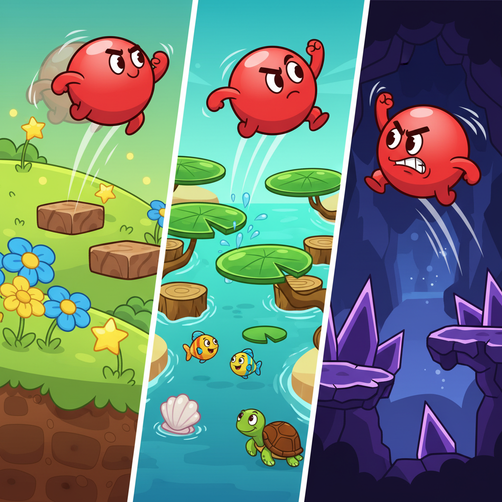 Bounce Quest - Rhythm Platformer by Jabali AI