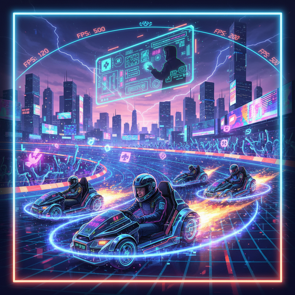 fps test - arcade-racing by Jabali AI