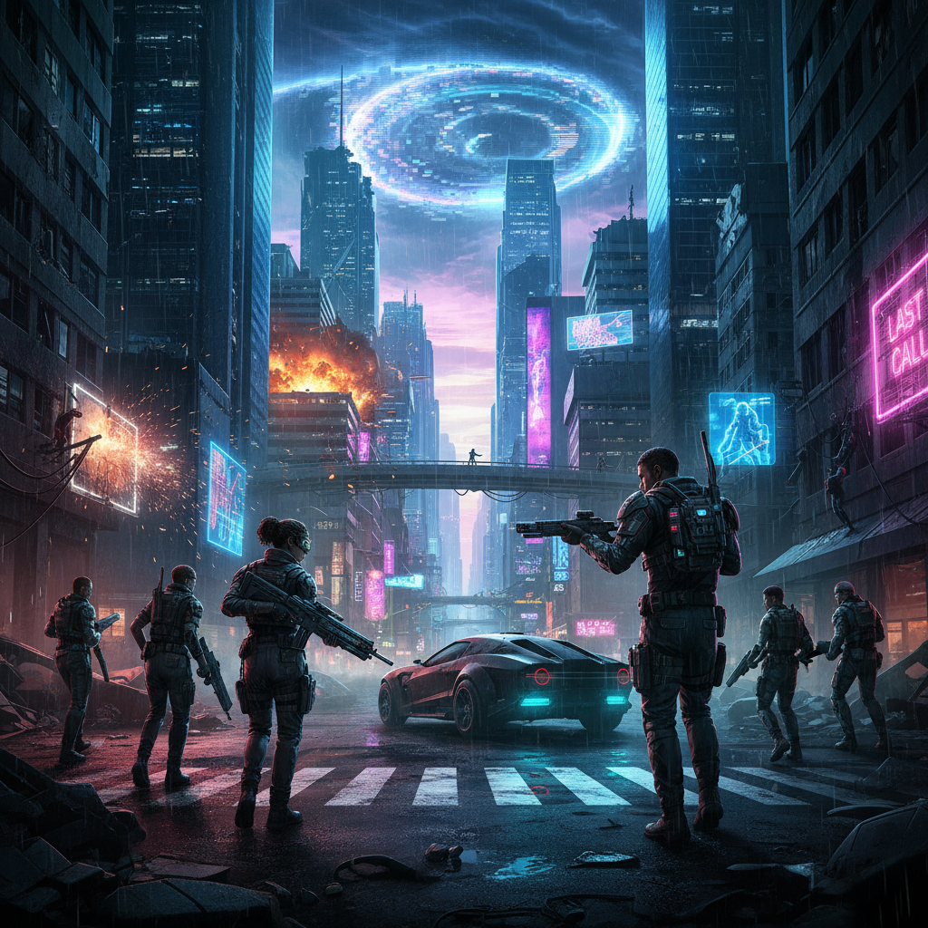 Cityfall: Neon Survival - 3D Open World by Jabali AI