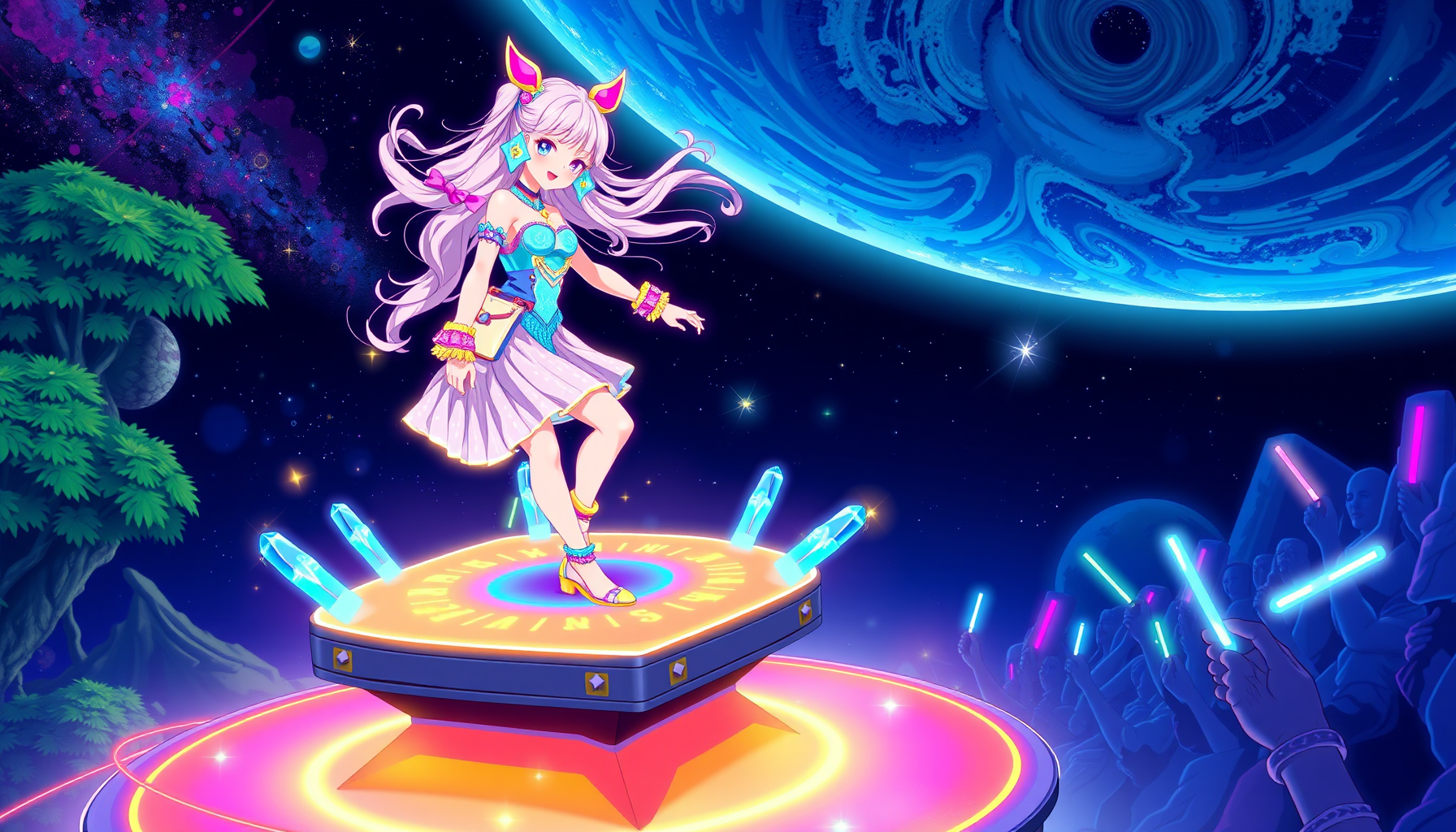 Stellar Stage Showdown - Grid-Based Puzzle by Jabali AI