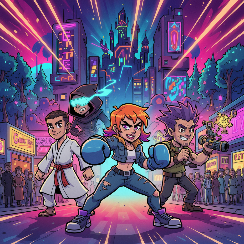 Arcade Brawl City - Adventure RPG by Jabali AI