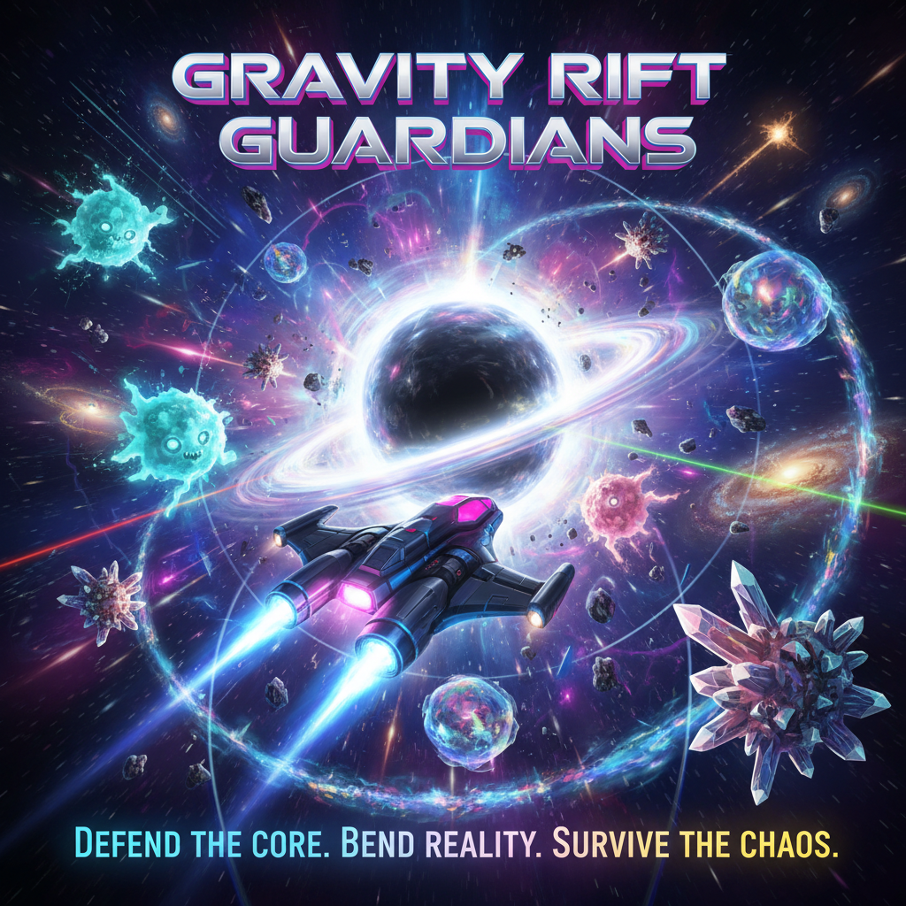 Gravity Rift Guardians - Fixed Shooter Arcade by Jabali AI