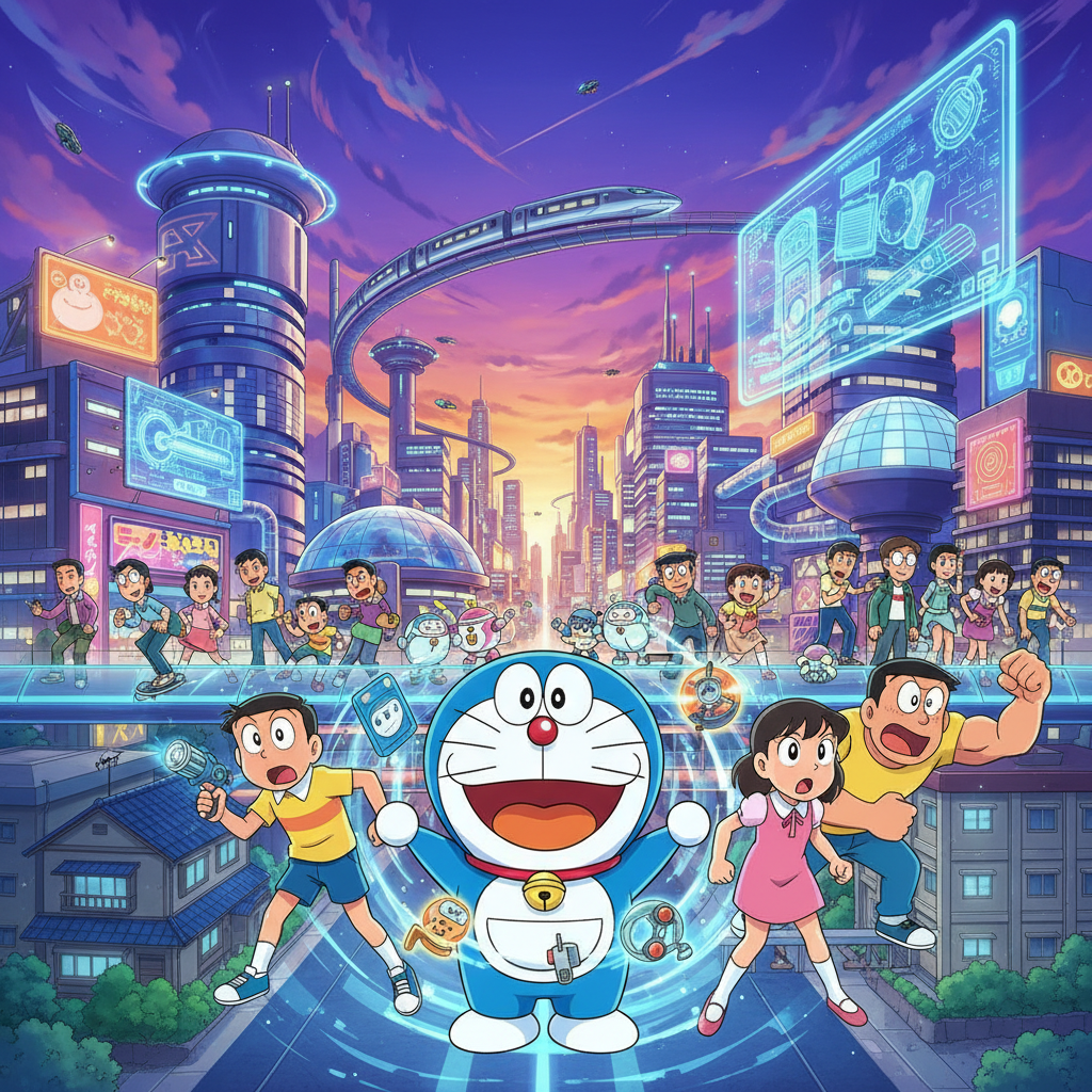 Doraemon: Future City Quest - 3D Open World by Jabali AI