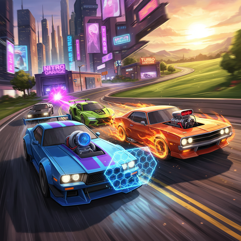 Turbo Titans - 3D Racing by Jabali AI