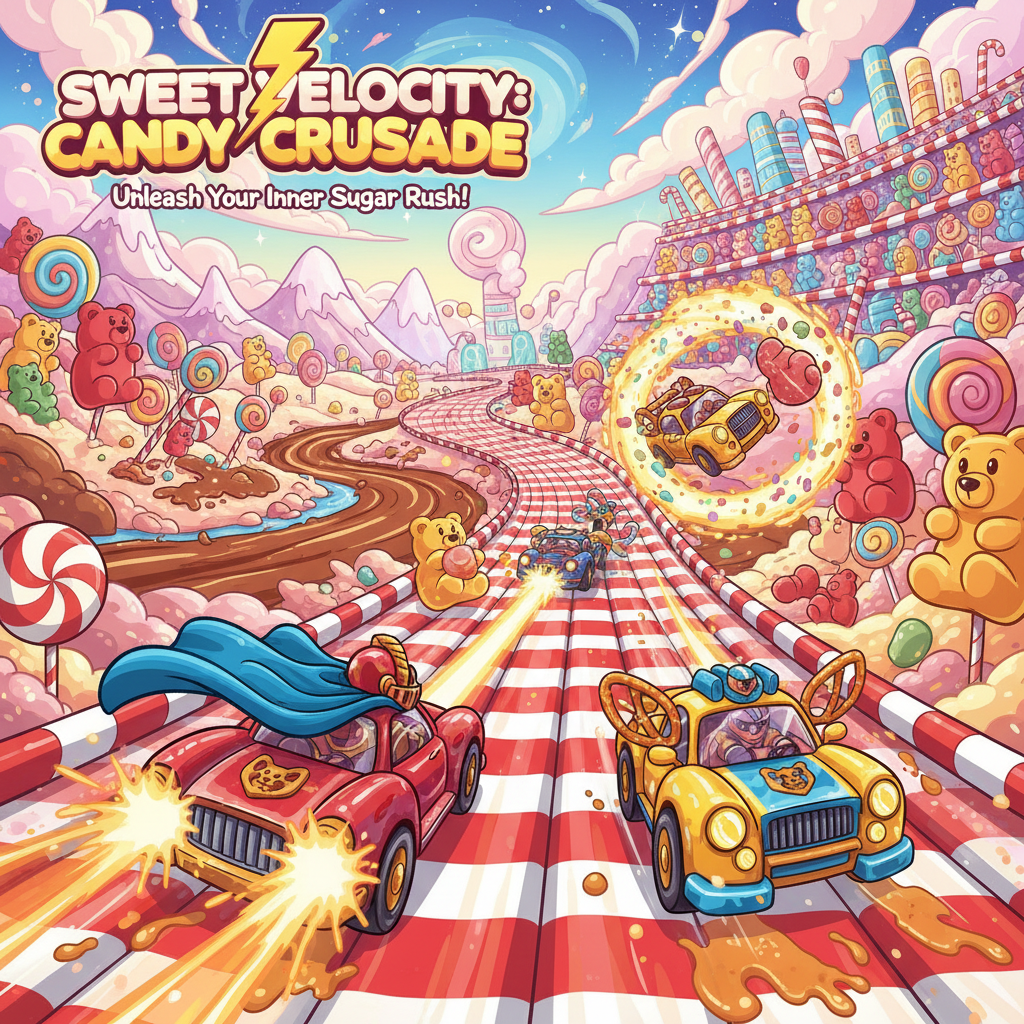 Candy Crash - 3D Racing by Jabali AI