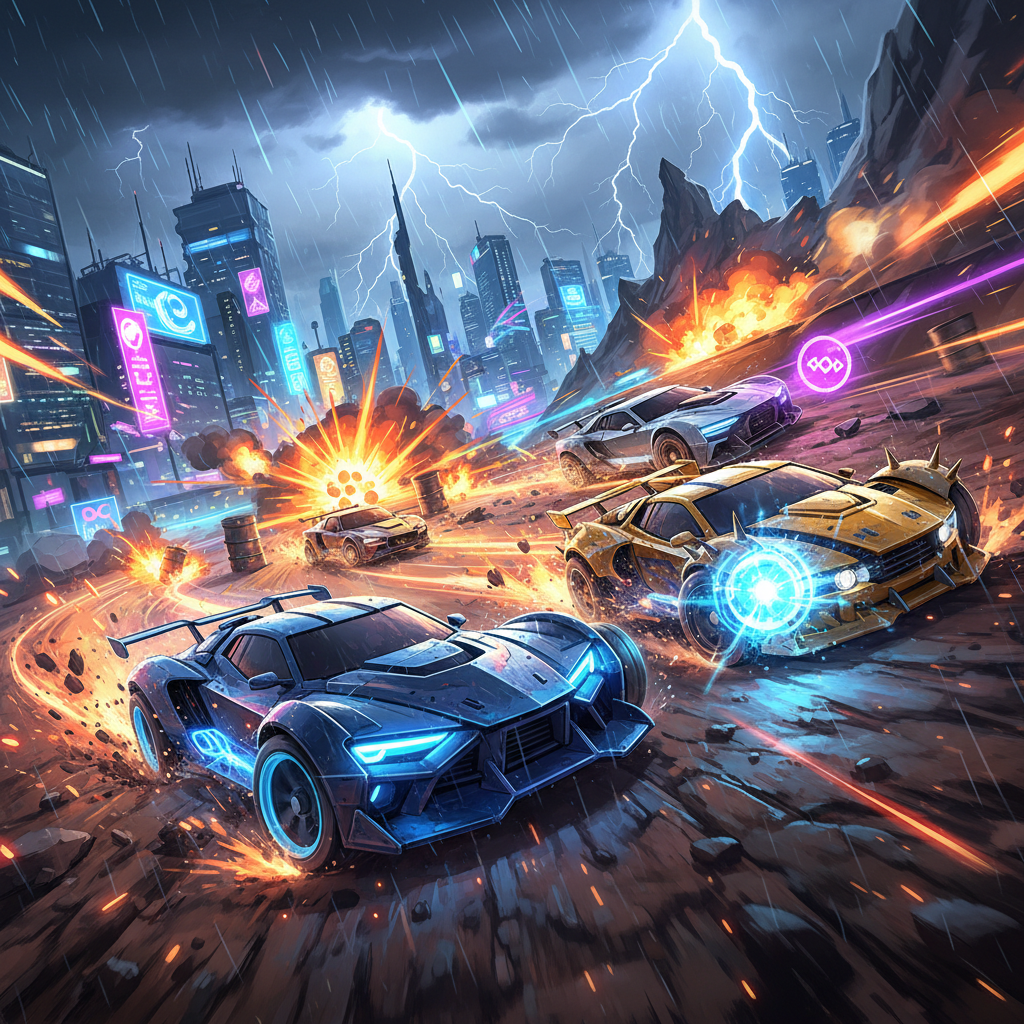 Neon Turbo Clash - 3D Racing by Jabali AI