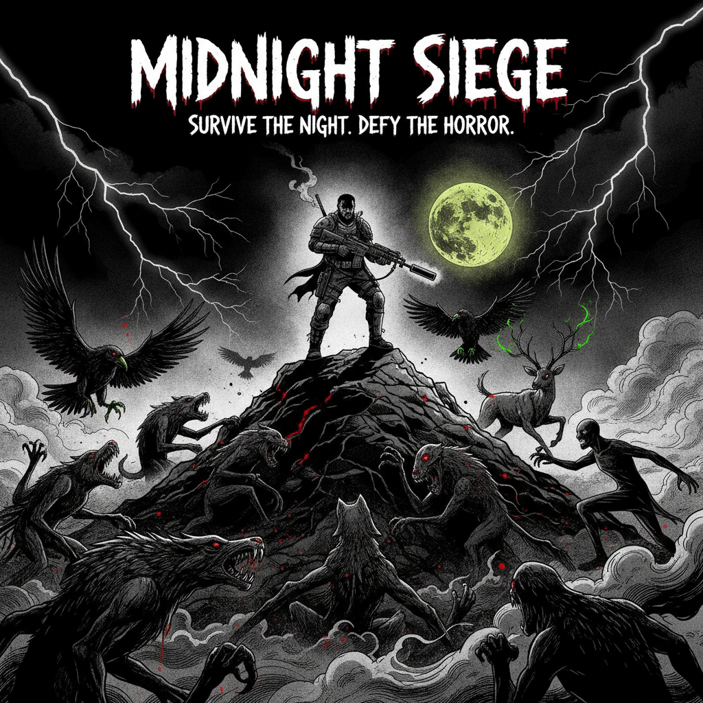 Midnight Siege - Fixed Shooter Arcade by Jabali AI