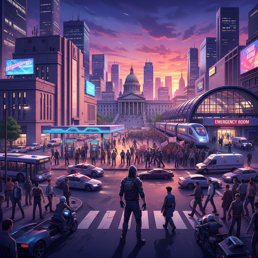 City of Influence - 3D Open World by Jabali AI