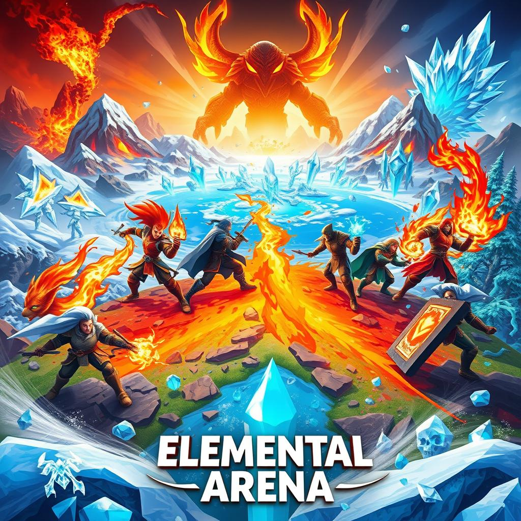 Elemental Arena - Maze Shooter Arcade by Jabali AI
