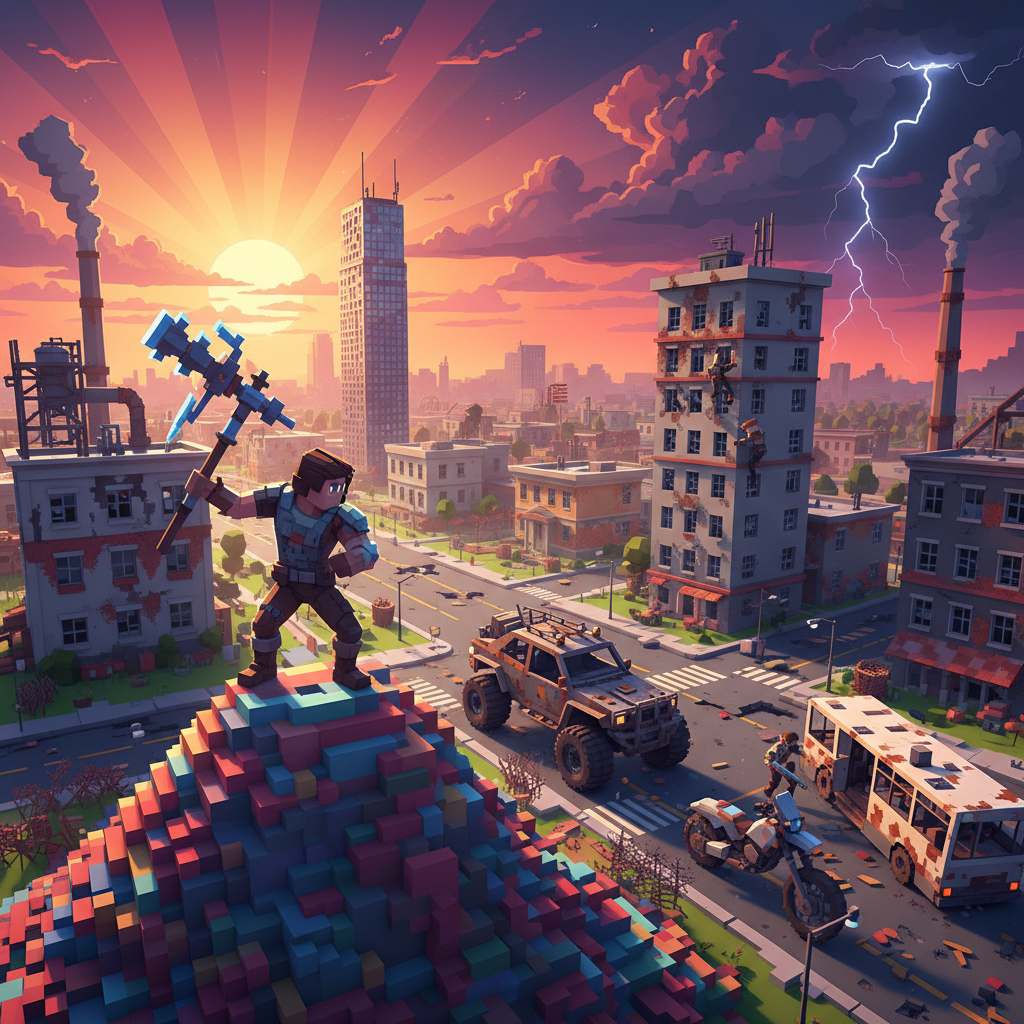 Urban Blocks Unleashed - 3D Open World by Jabali AI