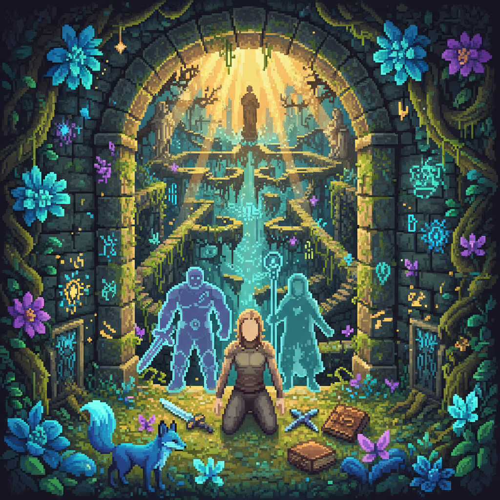 Maze of Forgotten Paths - Dungeon Crawler RPG by Jabali AI