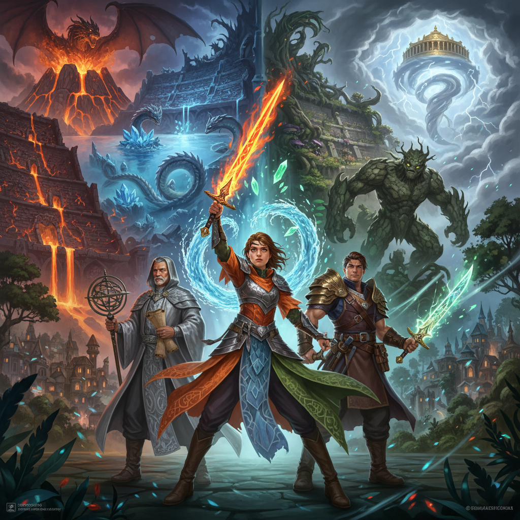 Elemental Bladebound - Adventure RPG by Jabali AI