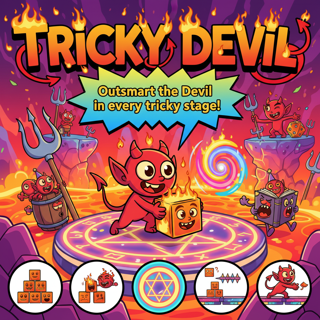 Tricky Devil - Grid-Based Puzzle by Jabali AI