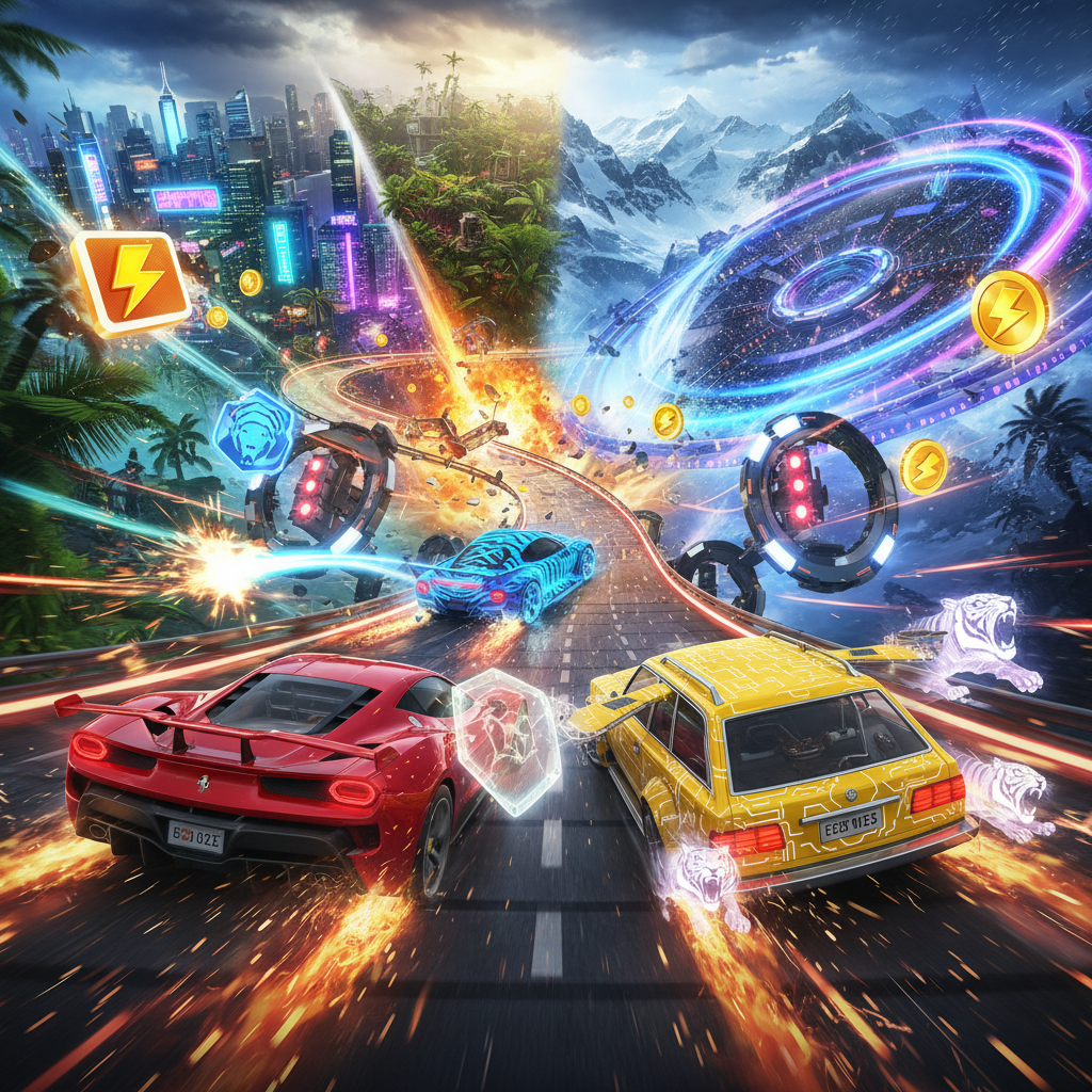 Turbo Arena Showdown - 3D Racing by Jabali AI