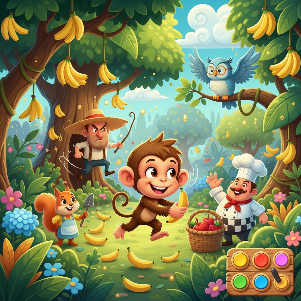Monkey's Fun - Adventure RPG by Jabali AI