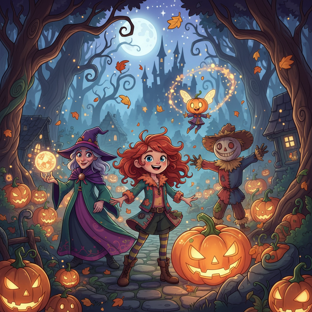 Moonlit Pumpkin Quest - Adventure RPG by Jabali AI