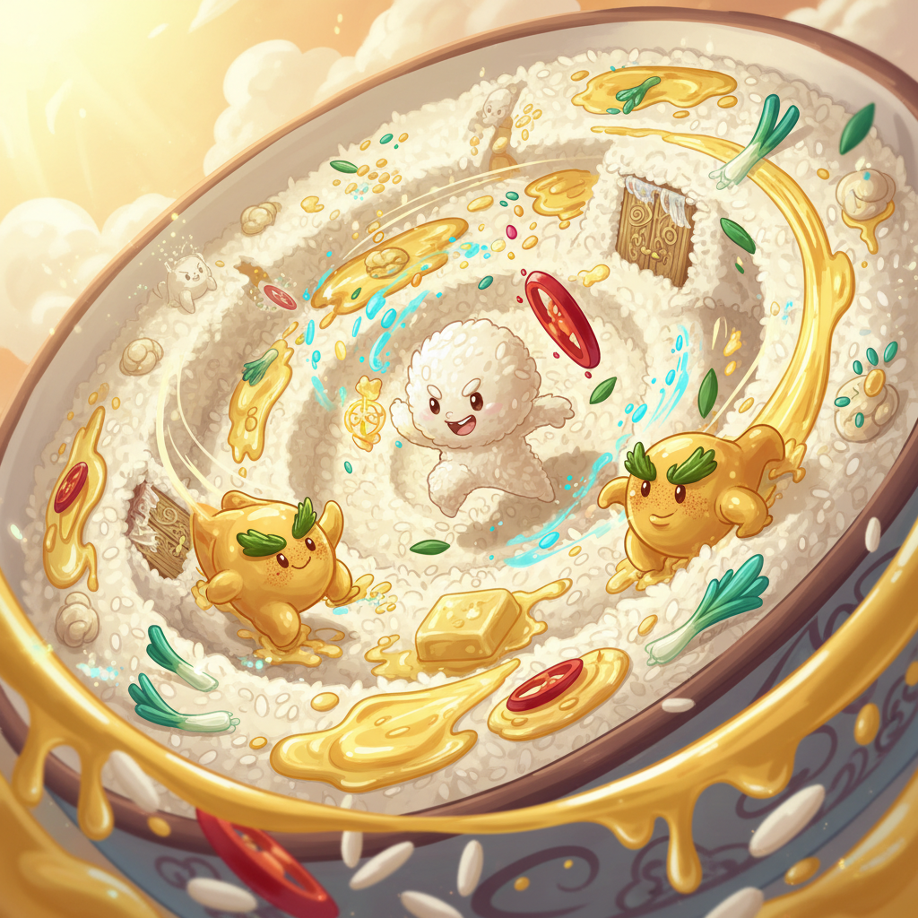 Rice Maze Mischief - Dungeon Crawler RPG by Jabali AI