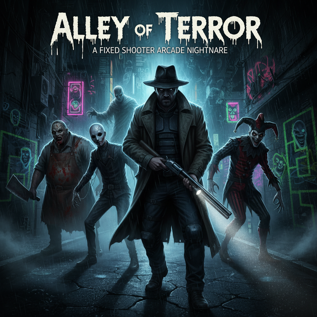 Alley of Terror - Fixed Shooter Arcade by Jabali AI
