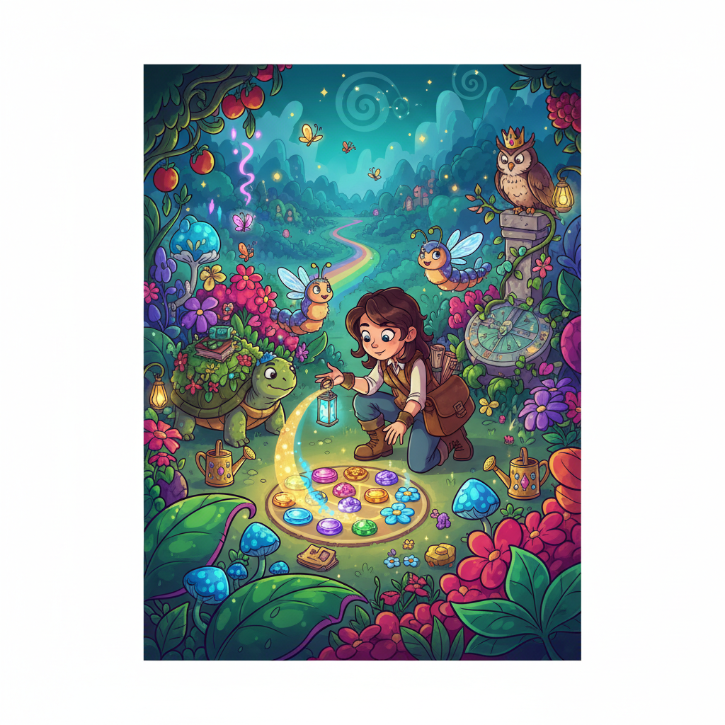Enchanted Garden Quest - Match 3 Puzzle by Jabali AI