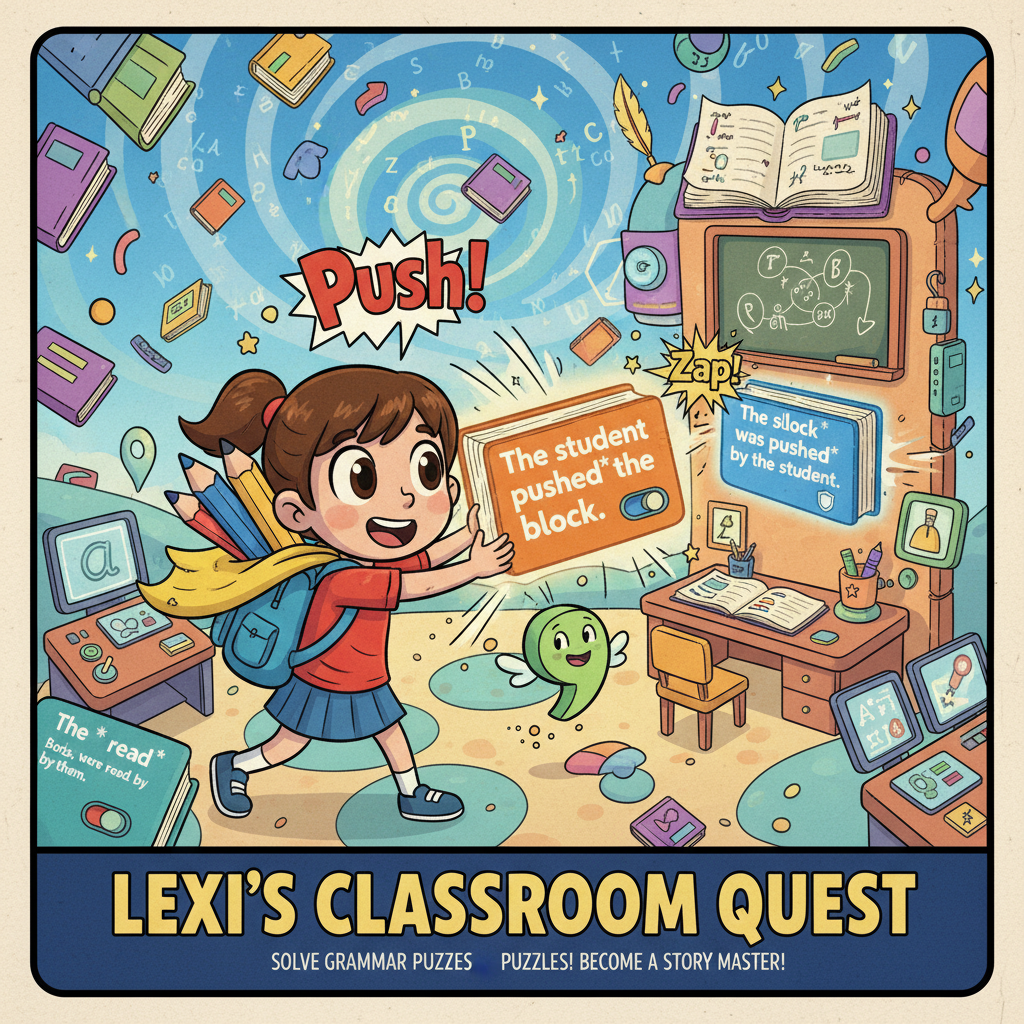 Lexi's Classroom Quest - Grid-Based Puzzle by Jabali AI